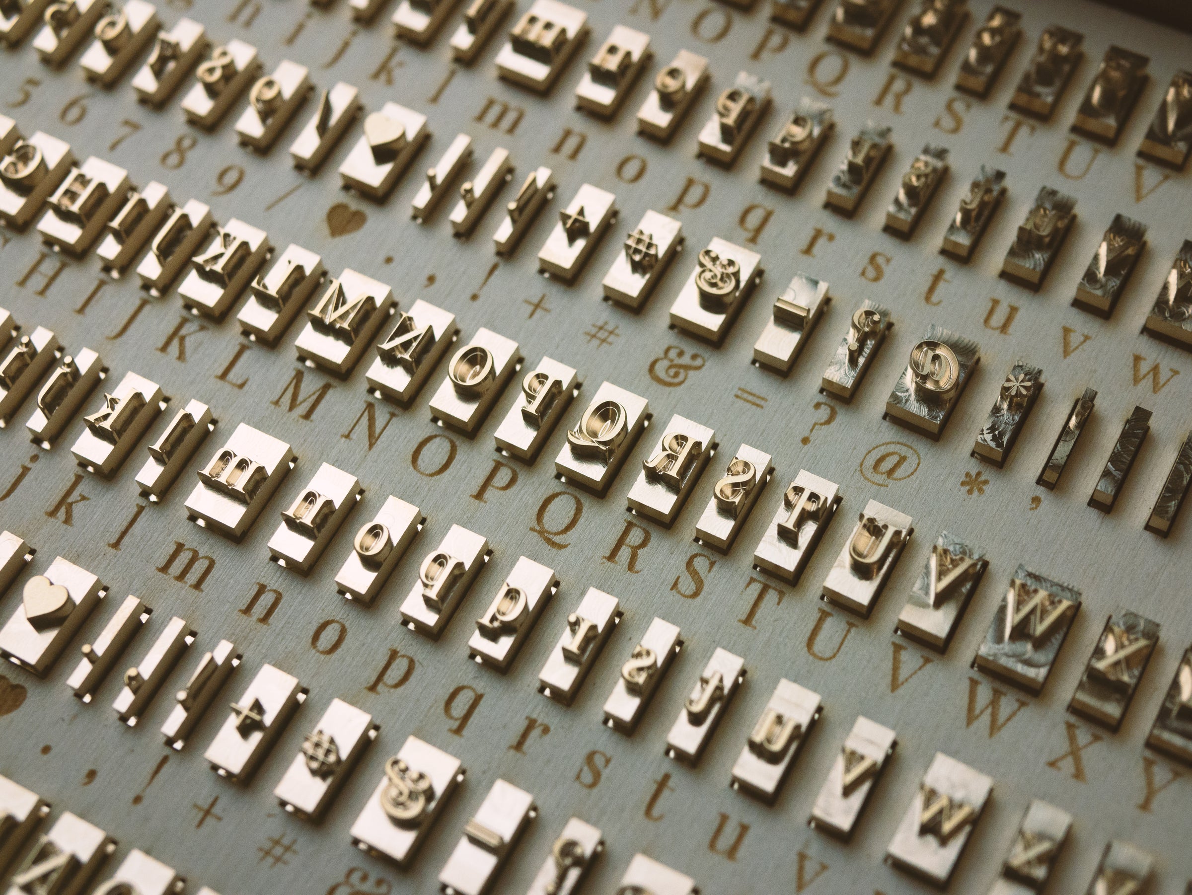 Alphabet Stamp Sets | Leather Letter Stamps | Outpost Workshop