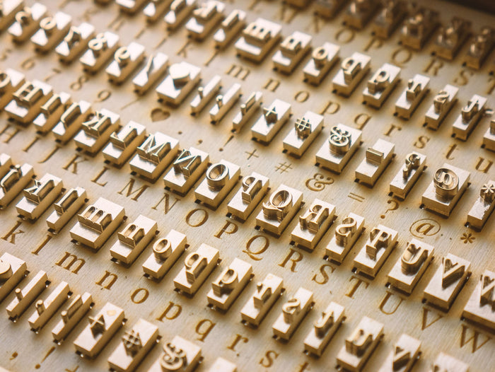 Alphabet Letter Set Guide for Stamping Leather | Outpost Workshop