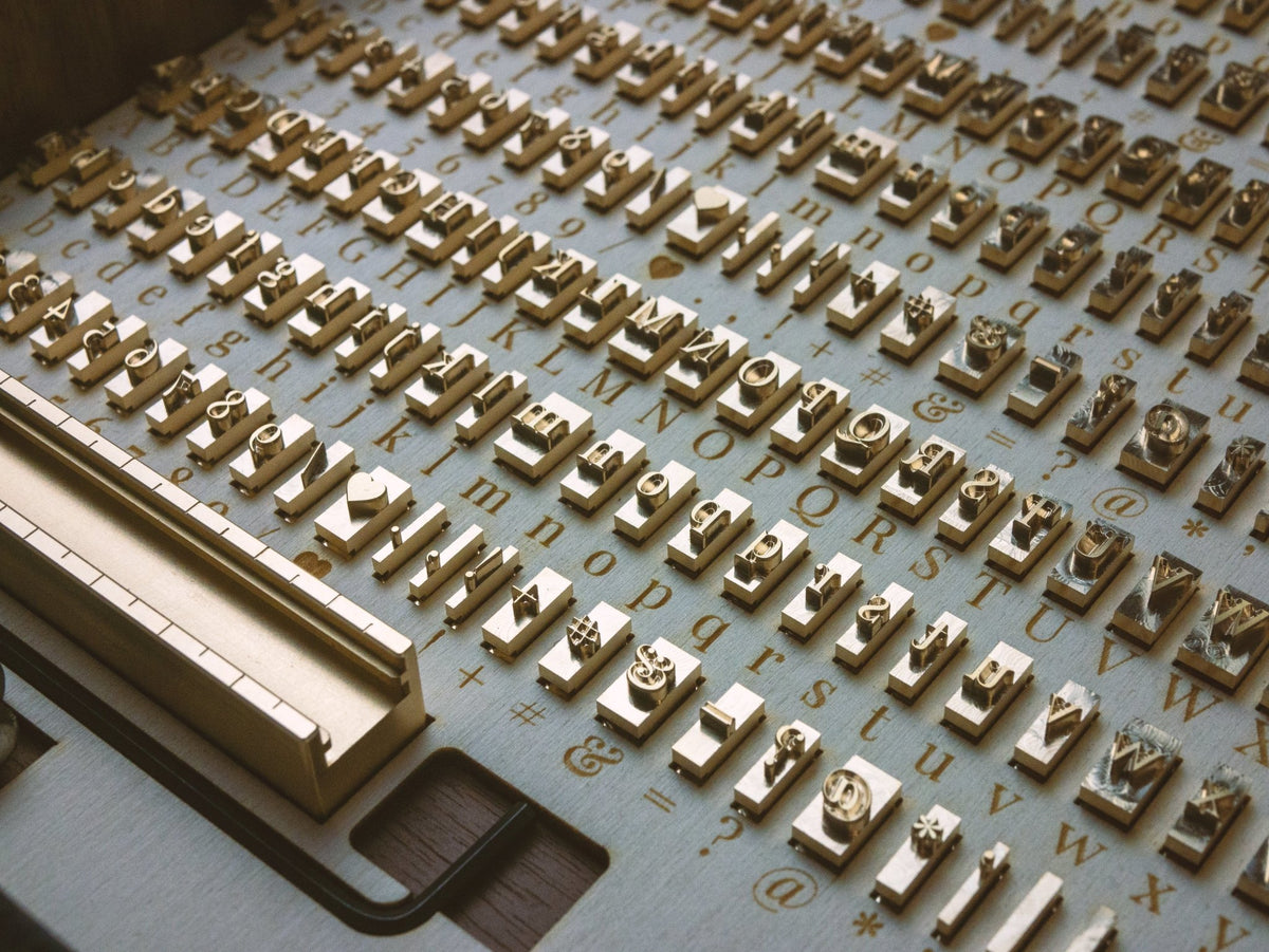 Letter Stamp Set for Leather Embossing | Outpost Workshop